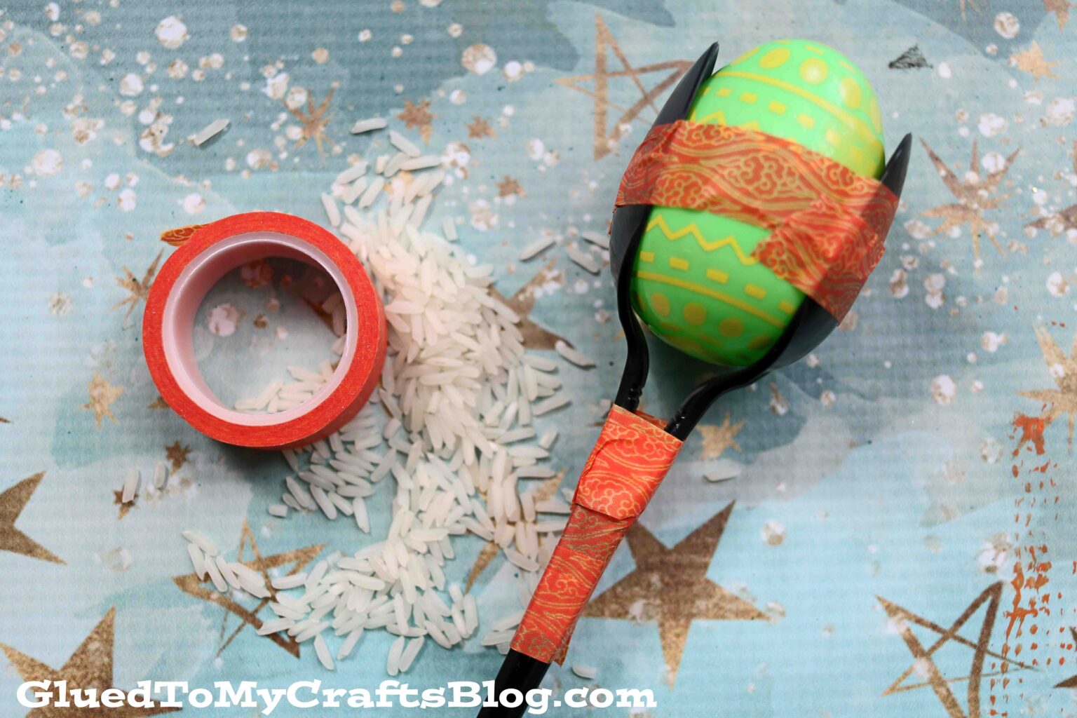 5 Minute Rice Noisemaker Craft