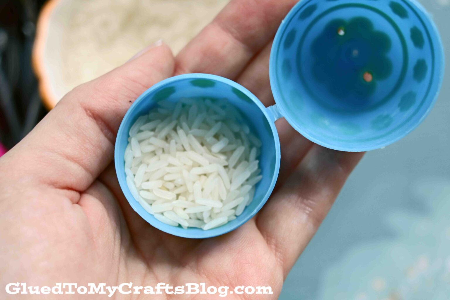 5 Minute Rice Noisemaker Craft