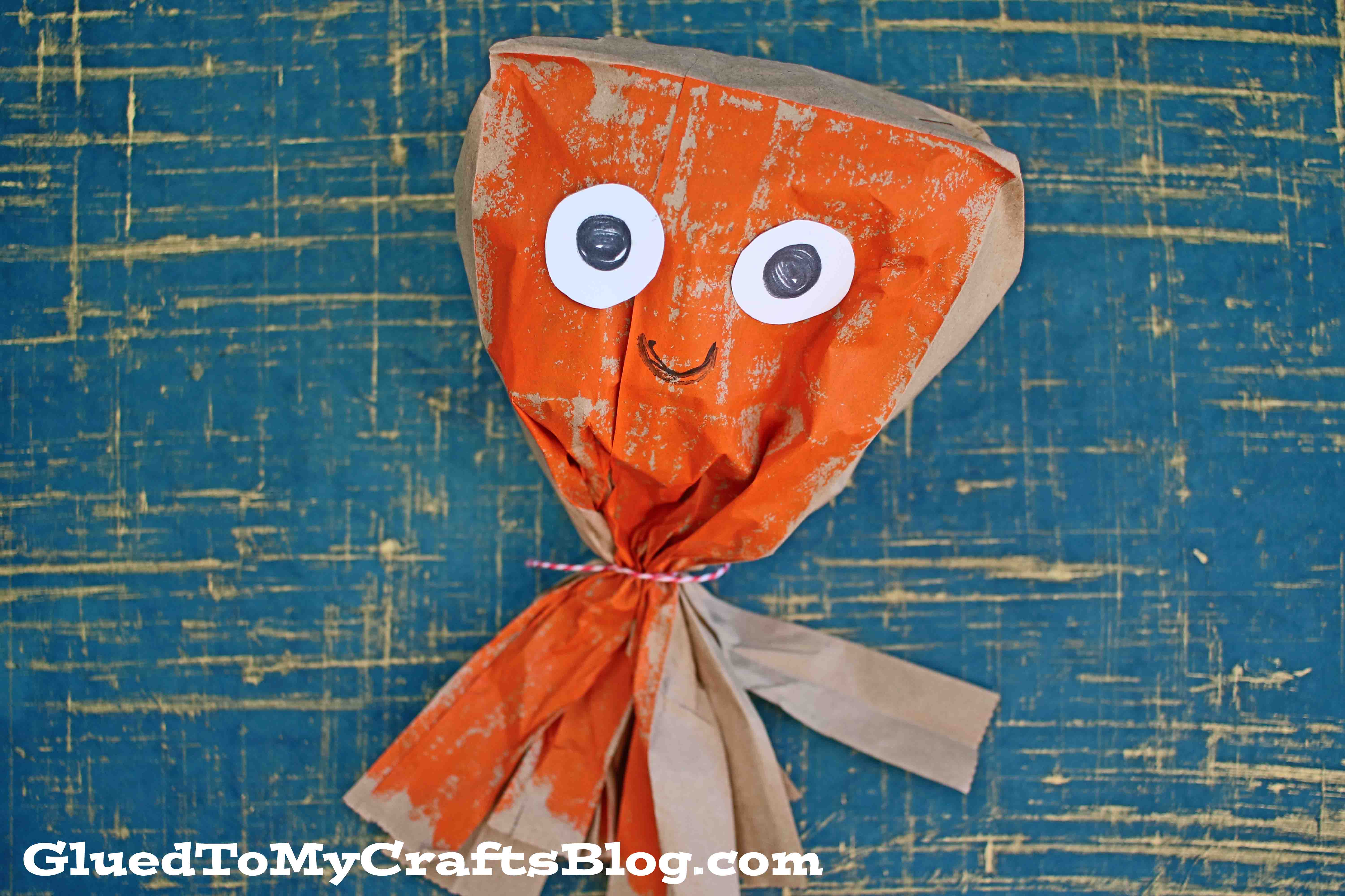 Paper Bag Octopus Puppet Craft Idea