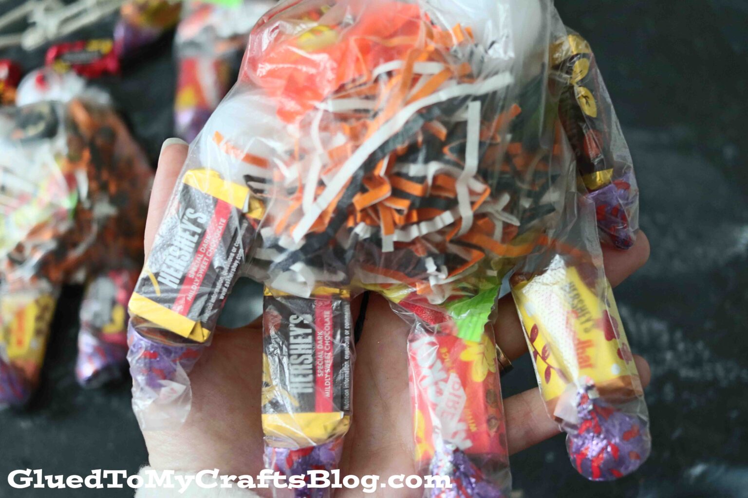 How to Make Monster Hand Treat Bags for Halloween