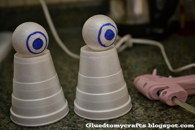Styrofoam Cup Creative Monsters