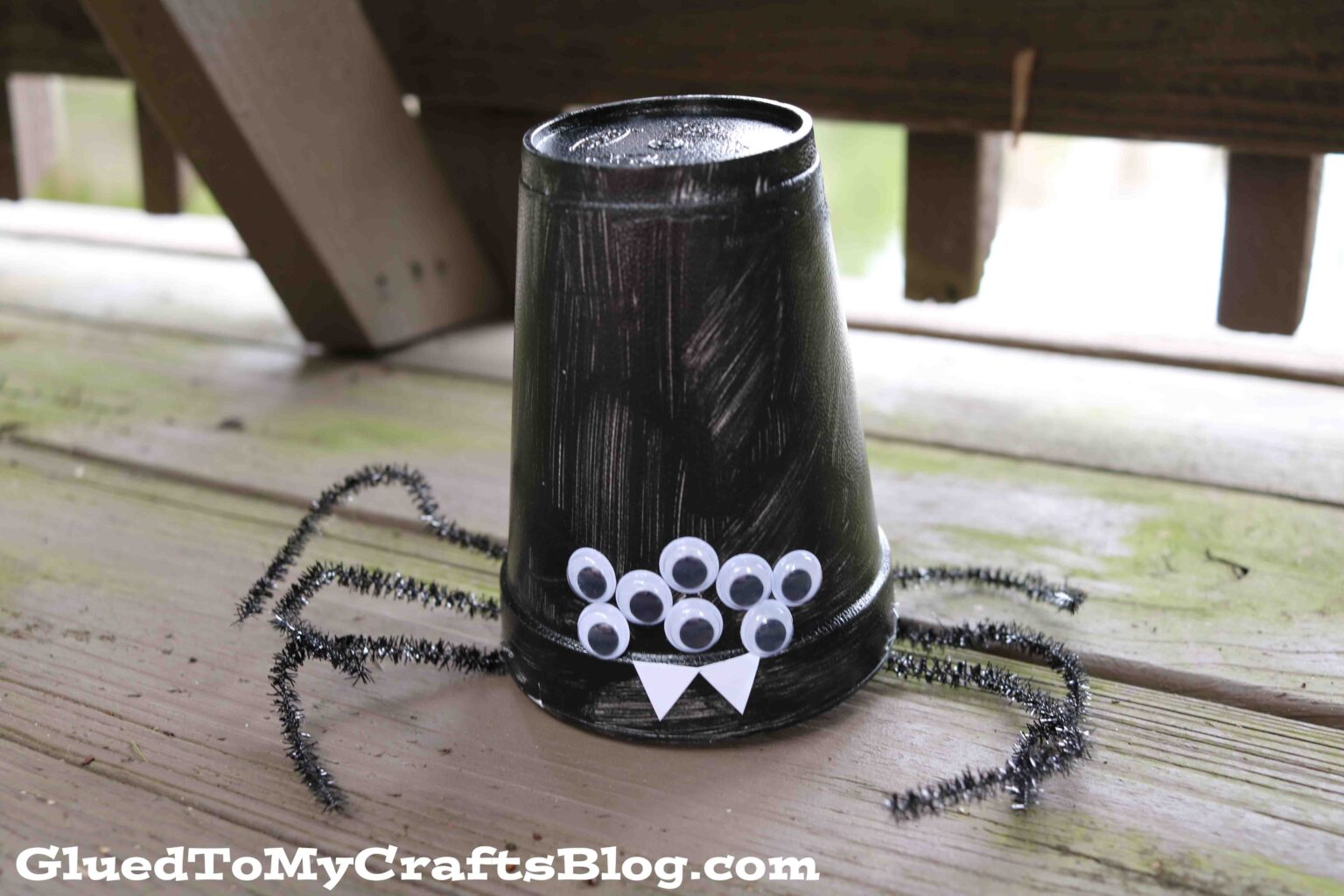 Styrofoam Cup Spider Craft Idea