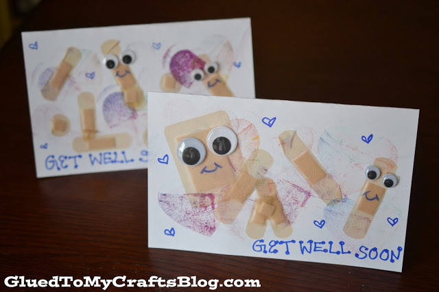 Get Well Soon - Handmade Band-aid Cards