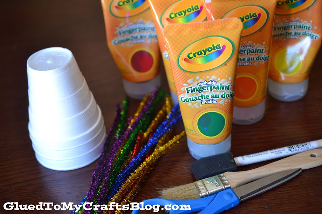 Pipe Cleaner & Styrofoam Cup Fireworks