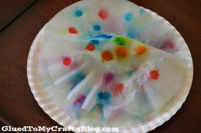 Coffee Filter Snowflake Craft Idea