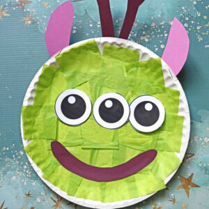 Paper Plate Rocket - Outer Space Craft