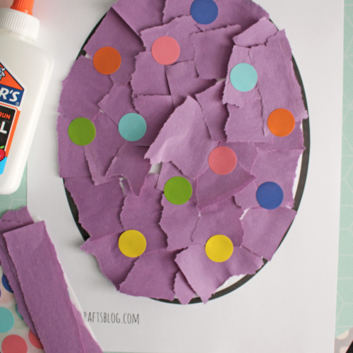 Torn Paper Easter Egg Craft Idea (Fun & Easy!)