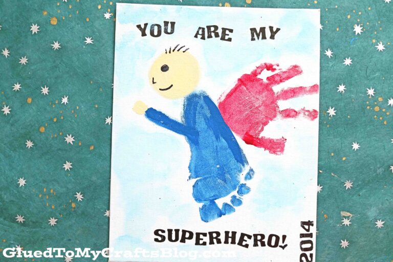 You Are My Superhero Keepsake Canvas