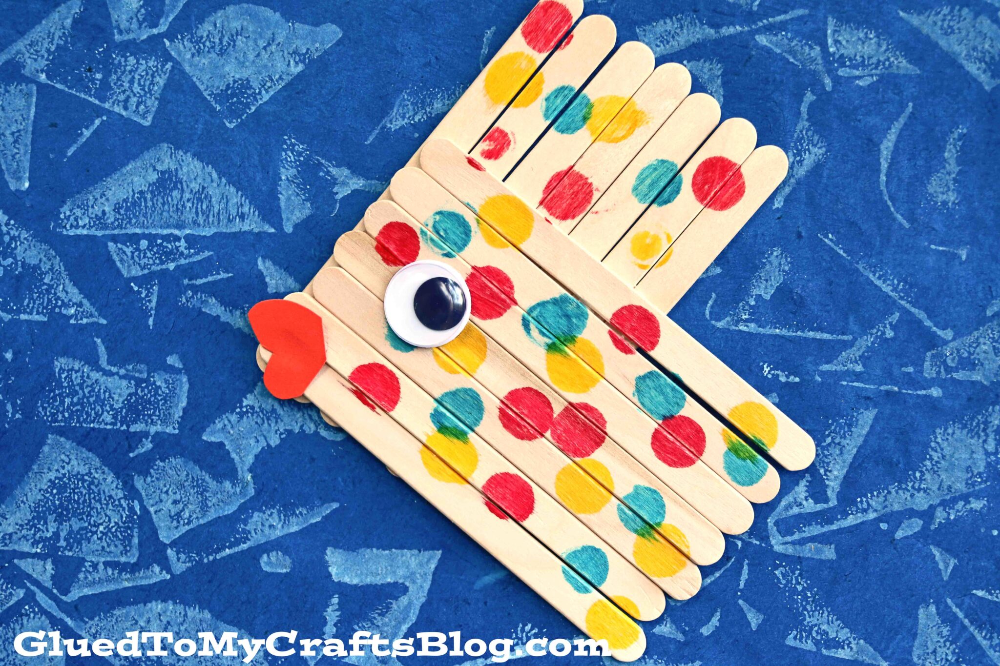 Popsicle Stick Fish Craft Idea For Summer