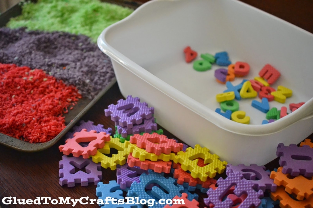 ABC Sensory Bin Search Game