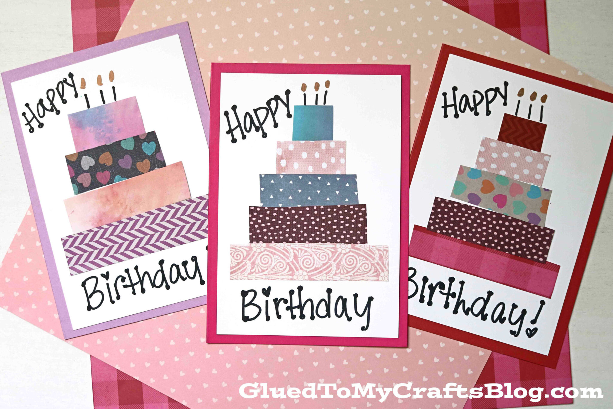 Paper Scrap Birthday Cards