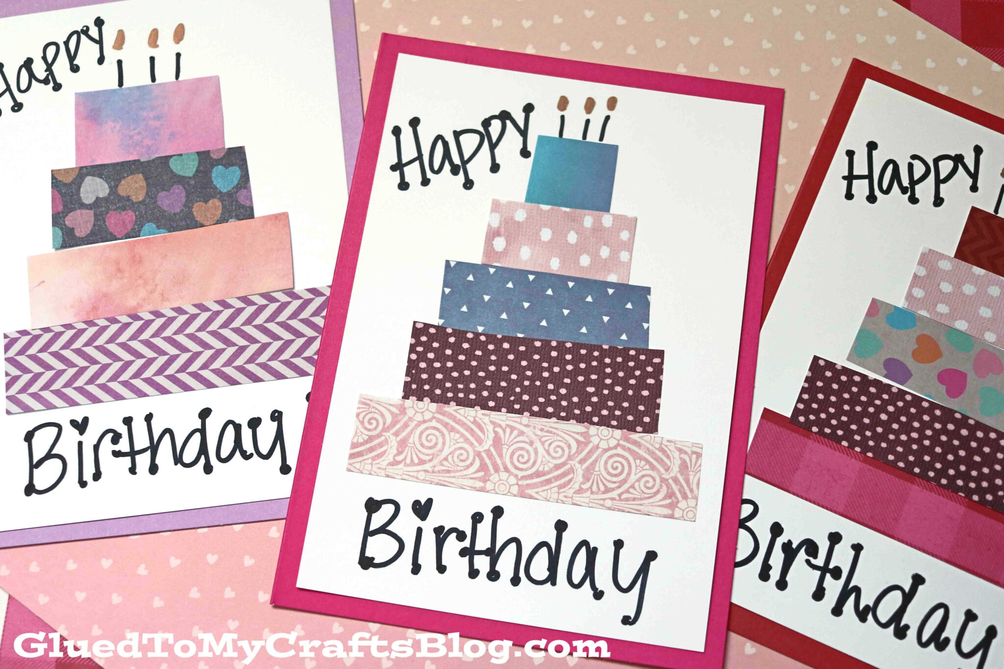 Paper Scrap Birthday Cards