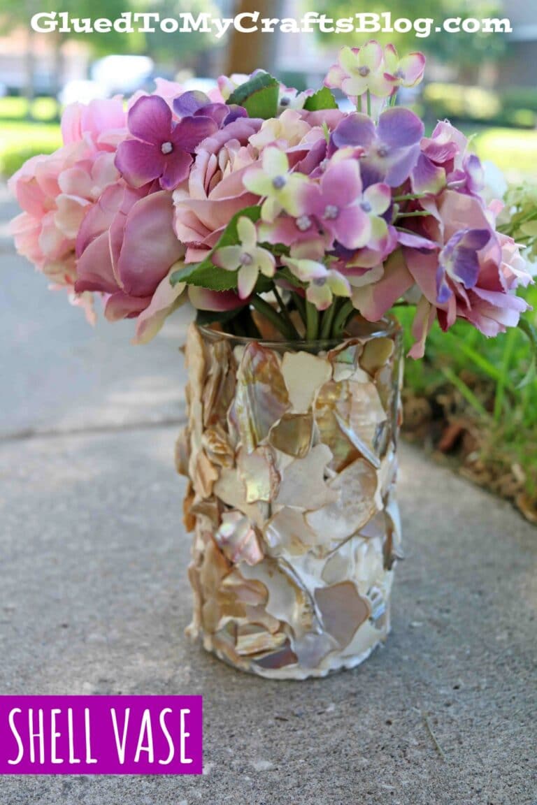 How To Make A Seashell Covered Vase
