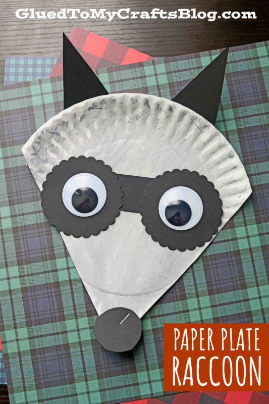 Tissue Paper & Paper Plate Raccoon