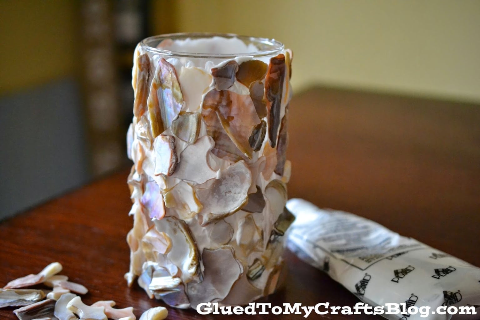 How To Make A Seashell Covered Vase