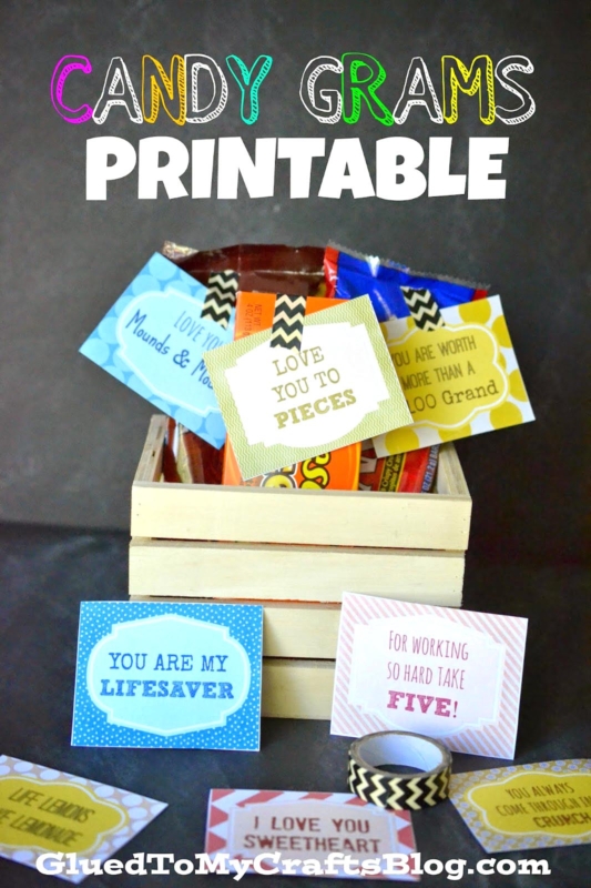 Valentine's Day Inspired Candy Grams
