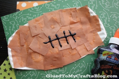 Paper Plate Football Craft