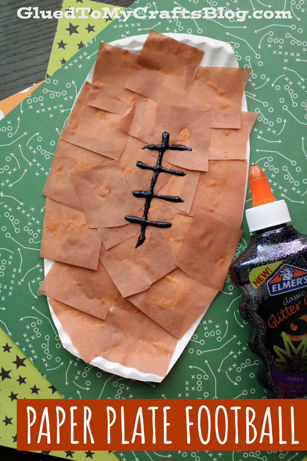 Paper Plate Football Craft