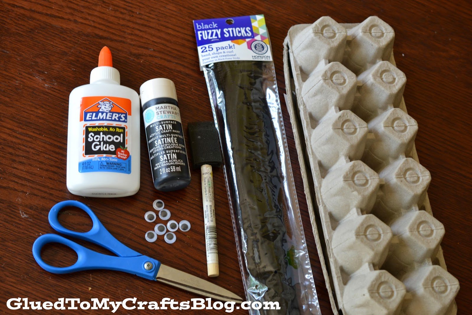 Recycled Egg Carton Spider recycled-egg-carton-spider