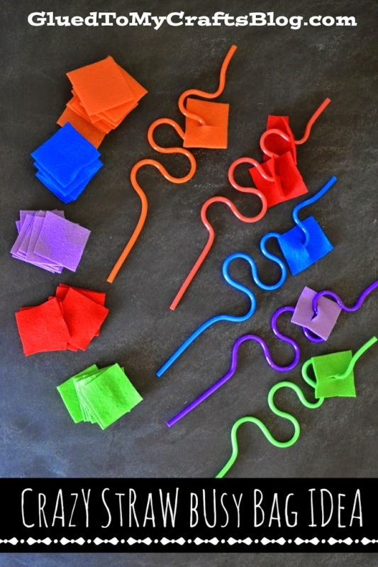 Crazy Straw Color Match Game