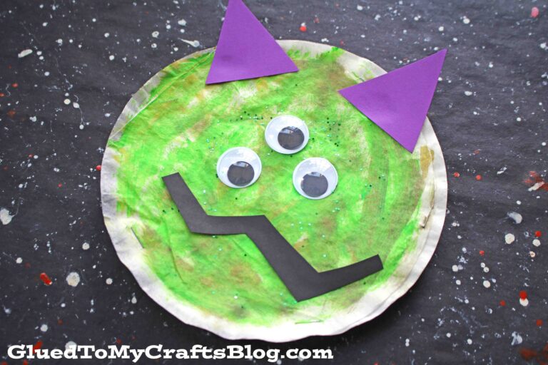 Coffee Filter Monster Craft Idea For Halloween