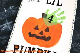 Handprint Pumpkin Keepsake Craft