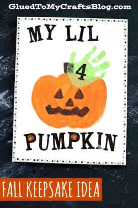Handprint Pumpkin Keepsake Craft