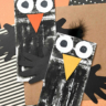 Paper Bag Crow Puppet Craft Idea For Fall