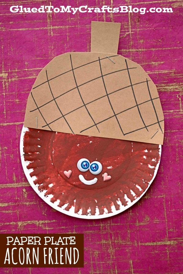 Paper Plate Acorn - A Very Simple Craft Idea For Your Fall Plans