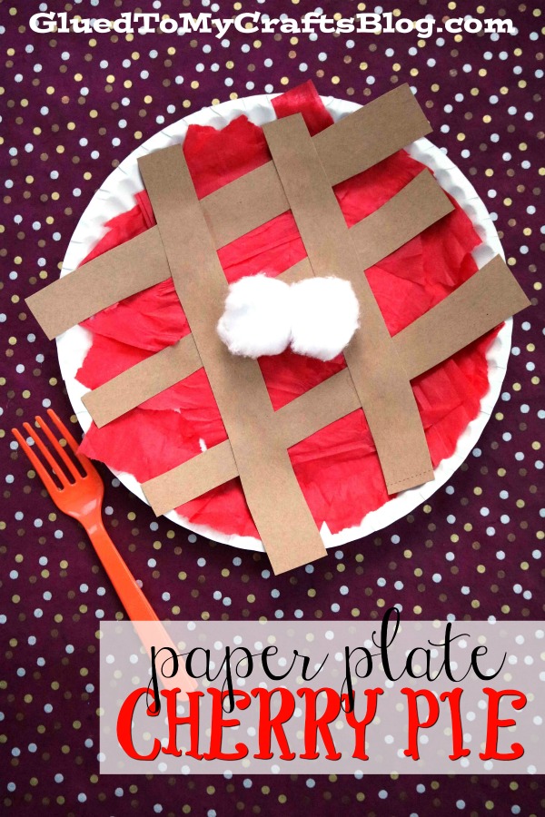 Paper Plate Cherry Pie