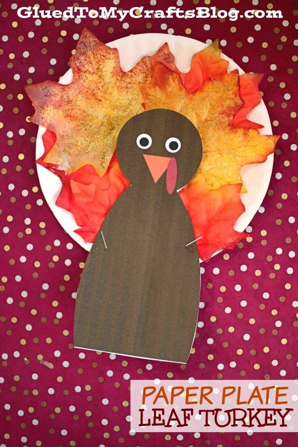 Paper Plate Leaf Turkey