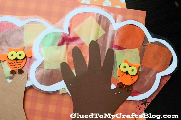 Stained Glass Fall Tree Craft Idea