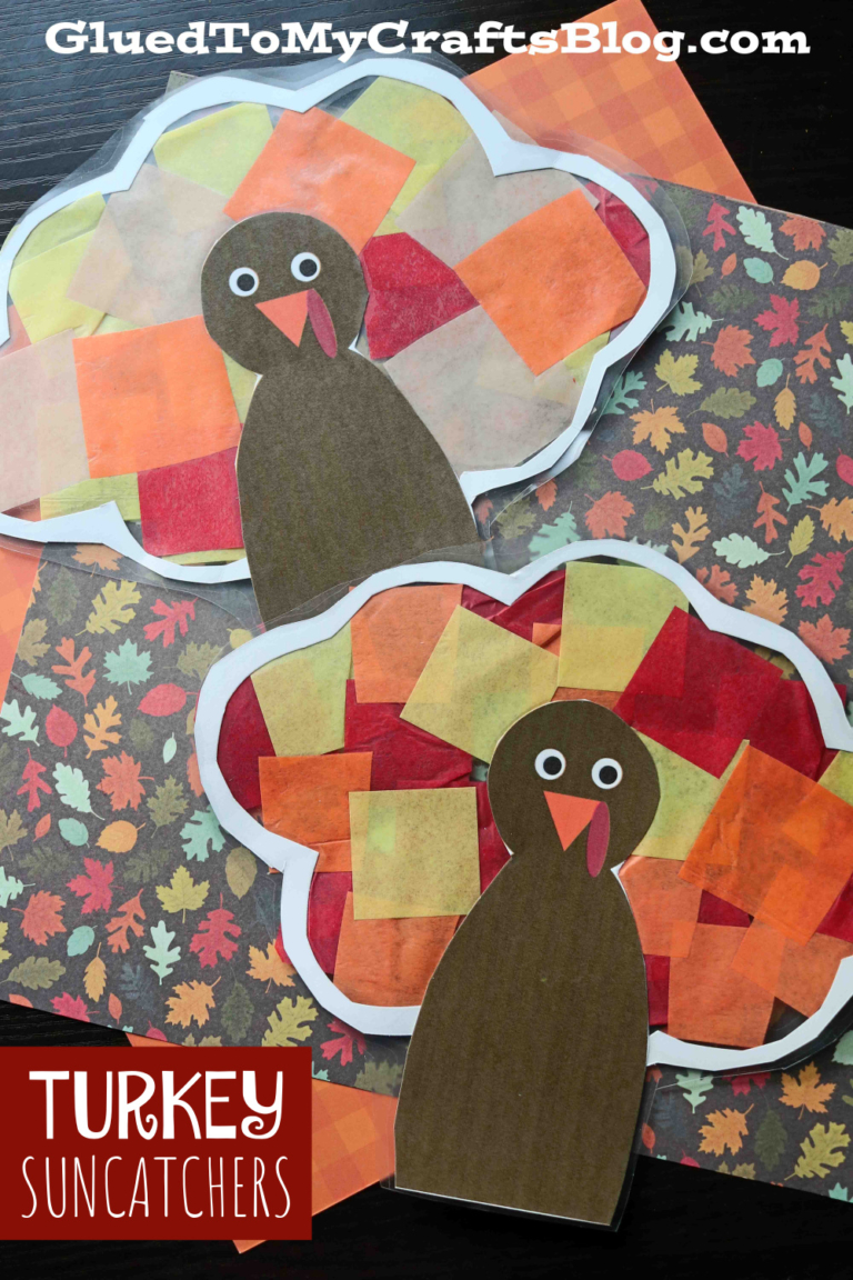 Stained Glass Turkey Craft Idea For Thanksgiving