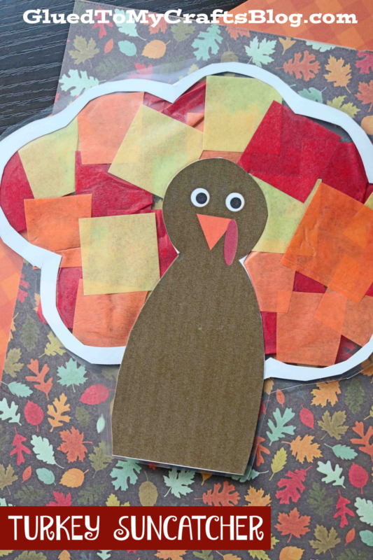 Stained Glass Turkey Suncatchers
