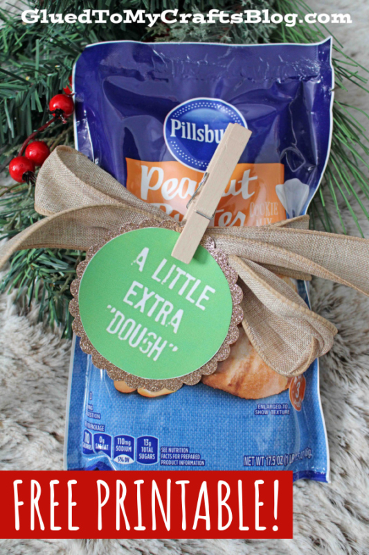 A Little Extra Dough - Punny Gift Tag