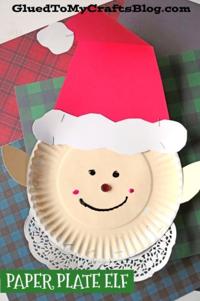 Paper Plate Elf