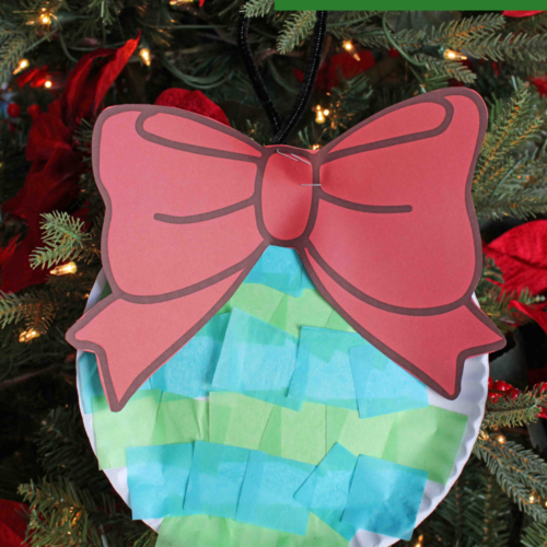Paper Plate Christmas Ornament Craft