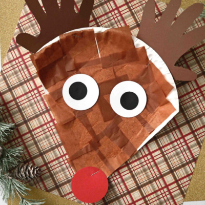 Handprint Reindeer Frame