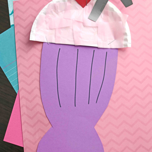 Paper Plate Milkshake Craft Idea