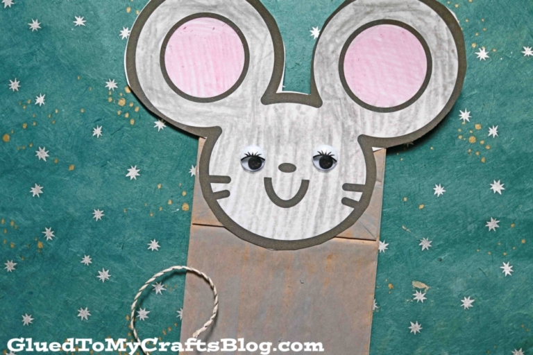 Paper Bag Mouse Craft Idea