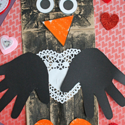 Paper Bag Penguin Craft Idea For Kids