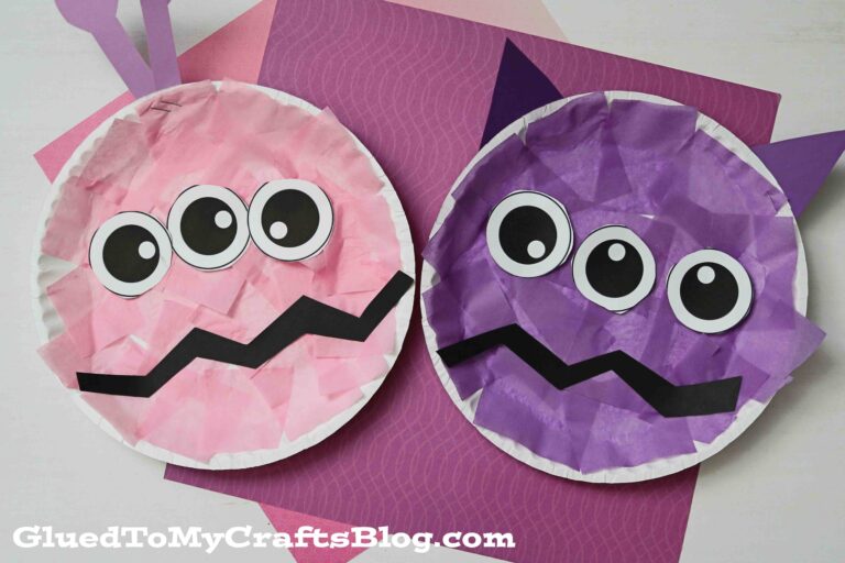 Paper Plate Love Monster Craft