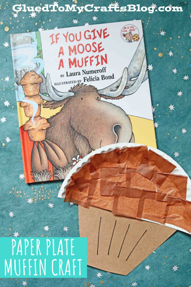 Paper Plate Muffin Craft Idea For Story Time
