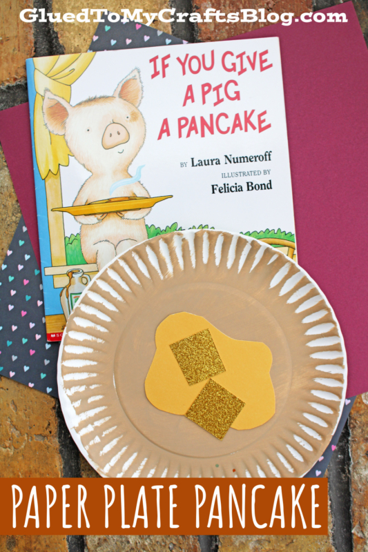 Paper Plate Pancake Craft Idea