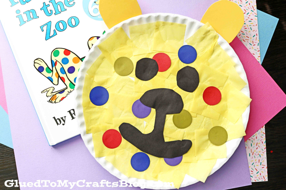 Paper Plate Leopard Craft