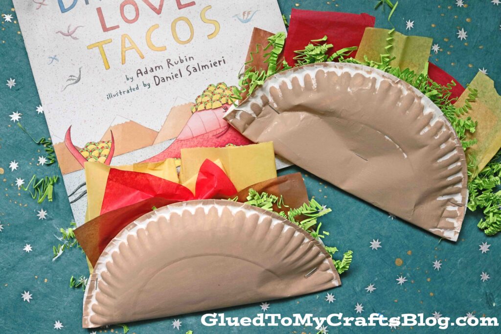 Paper Plate Taco Dragons Love Tacos Kid Craft Idea Paper Plate Taco Dragons Love Tacos Kid Craft Idea