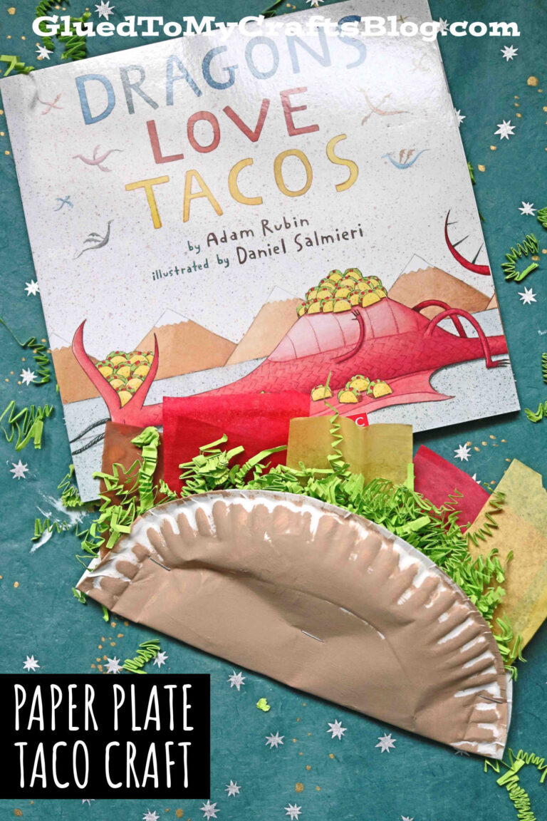 Paper Plate Taco Craft Idea
