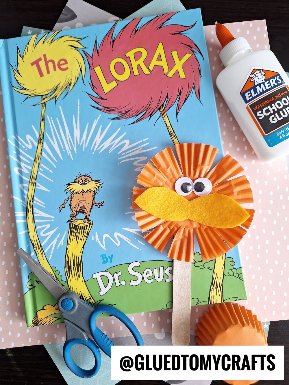 Lorax Inspired Craft Ideas From Glued To My Crafts