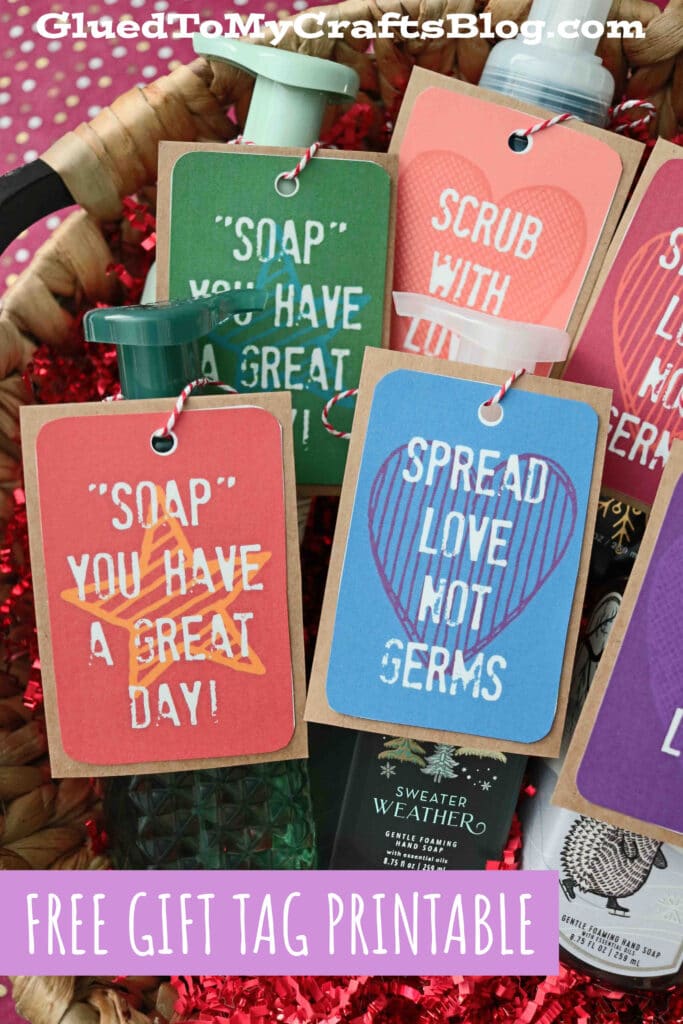 Foaming Hand Soap Gift Idea - Gift Tag Freebie Included!
