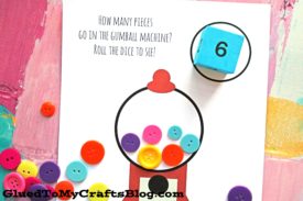 Gumball Machine Dice Game Printable
